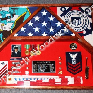 3 Flag Shadow Box by Topnotch Woodworks