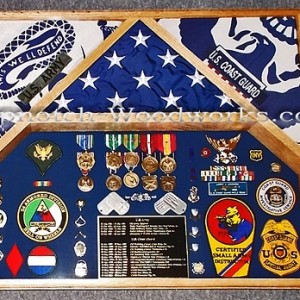 3 Flag Shadow Box by Topnotch Woodworks