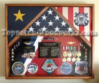 3 Flag Shadow Box by Topnotch Woodworks