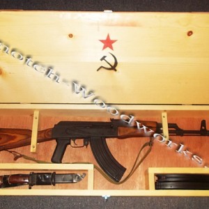 AK47 Wooden Shipping Crate by Topnotch Woodworks