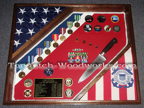USCG Cutter Shadow Box by Topnotch Woodworks