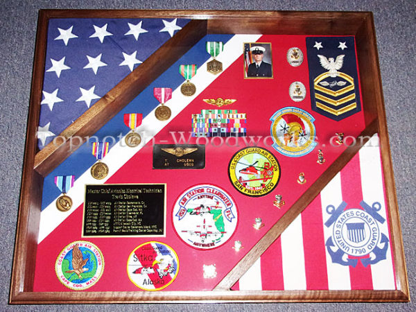 USCG Cutter Shadow Box by Topnotch Woodworks
