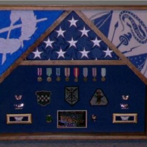 3 Flag Shadow Box by Topnotch Woodworks