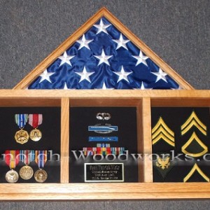Large Square Military Shadow Box by Topnotch Woodworks