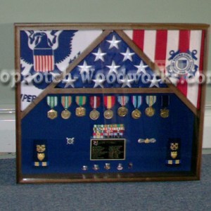 3 Flag Shadow Box by Topnotch Woodworks