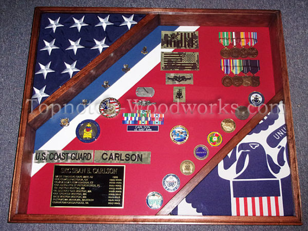 USCG Cutter Shadow Box by Topnotch Woodworks