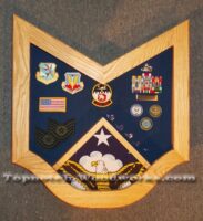 USAF SMSgt Shadow Box by Topnotch Woodworks