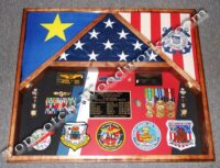 3 Flag Shadow Box by Topnotch Woodworks