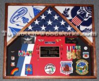 3 Flag Shadow Box by Topnotch Woodworks