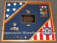 USCG Cutter Shadow Box by Topnotch Woodworks
