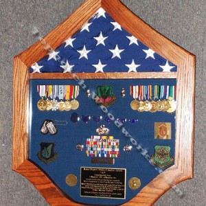 USAF SMSgt Shadow Box by Topnotch Woodworks