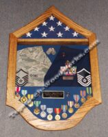 USAF SMSgt Shadow Box by Topnotch Woodworks