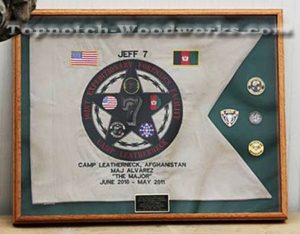 Commissioning Pennant Shadow Box by Topnotch Woodworks