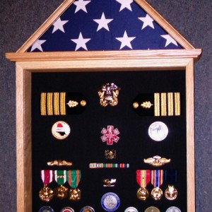 3 Flag Shadow Box by Topnotch Woodworks