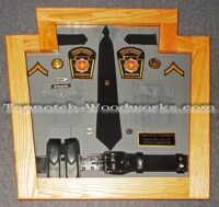 Pennsylvania State Police Shadow Box by Topnotch Woodworks