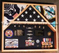 3 Flag Shadow Box by Topnotch Woodworks