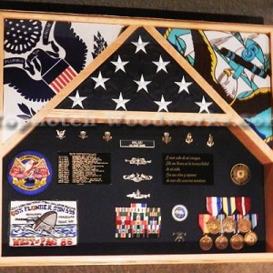 3 Flag Shadow Box by Topnotch Woodworks