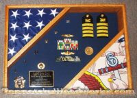 18x24H Military Shadow Box by Topnotch Woodworks