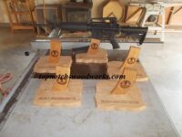 AR15 Rifle Display Stand by Topnotch Woodworks